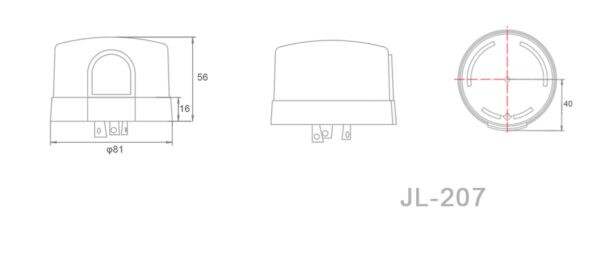Long-join JL-207C Twsit Lock Photocontroller 120-277VAC