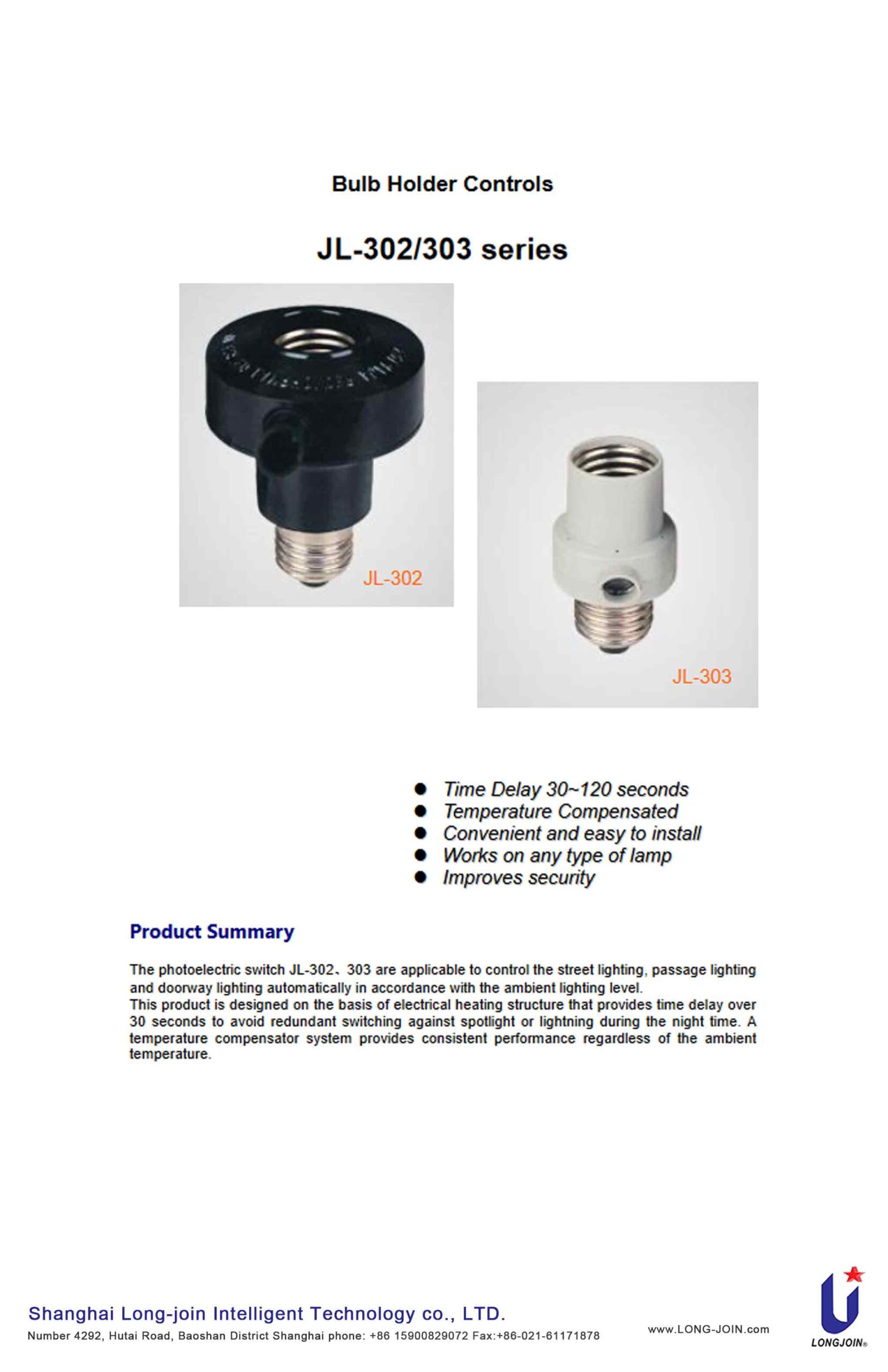Product Catalogs - longjoin, shanghai long-join photocontroller, LONG ...